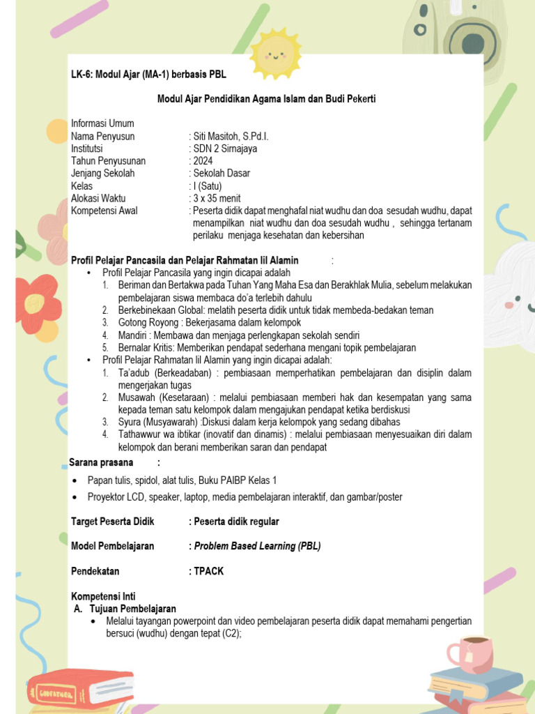 Modul Ajar Kompre | PDF