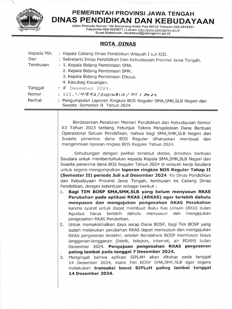 Nodin Laporan Bosp Tahap 2 2024 | PDF