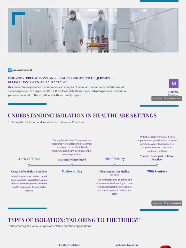 Isolation Precautions and PPE Analysis | PDF