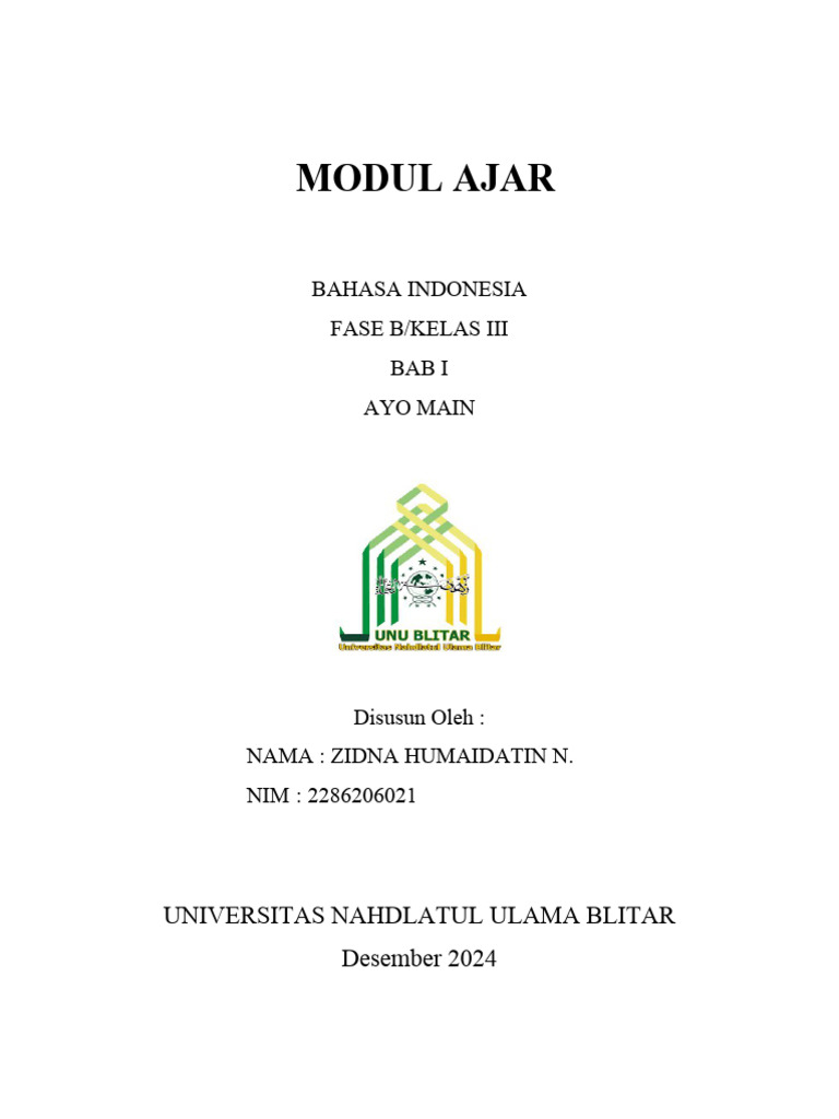 Modul Ajar Tanda Baca Kelas III SD | PDF