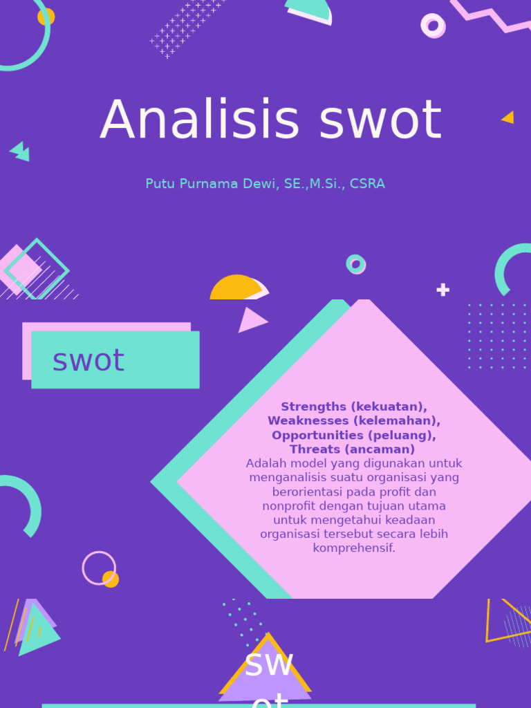 CH-6 Analisis SWOT | PDF