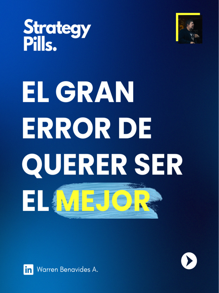 El Error de Querer Ser el Mejor | PDF | Liderazgo