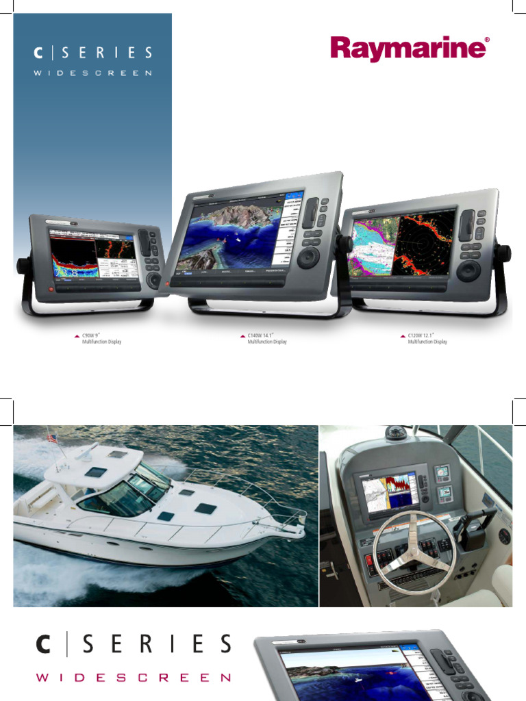 Raymarine C Series Widescreen Brochure | PDF | Radar | Radio