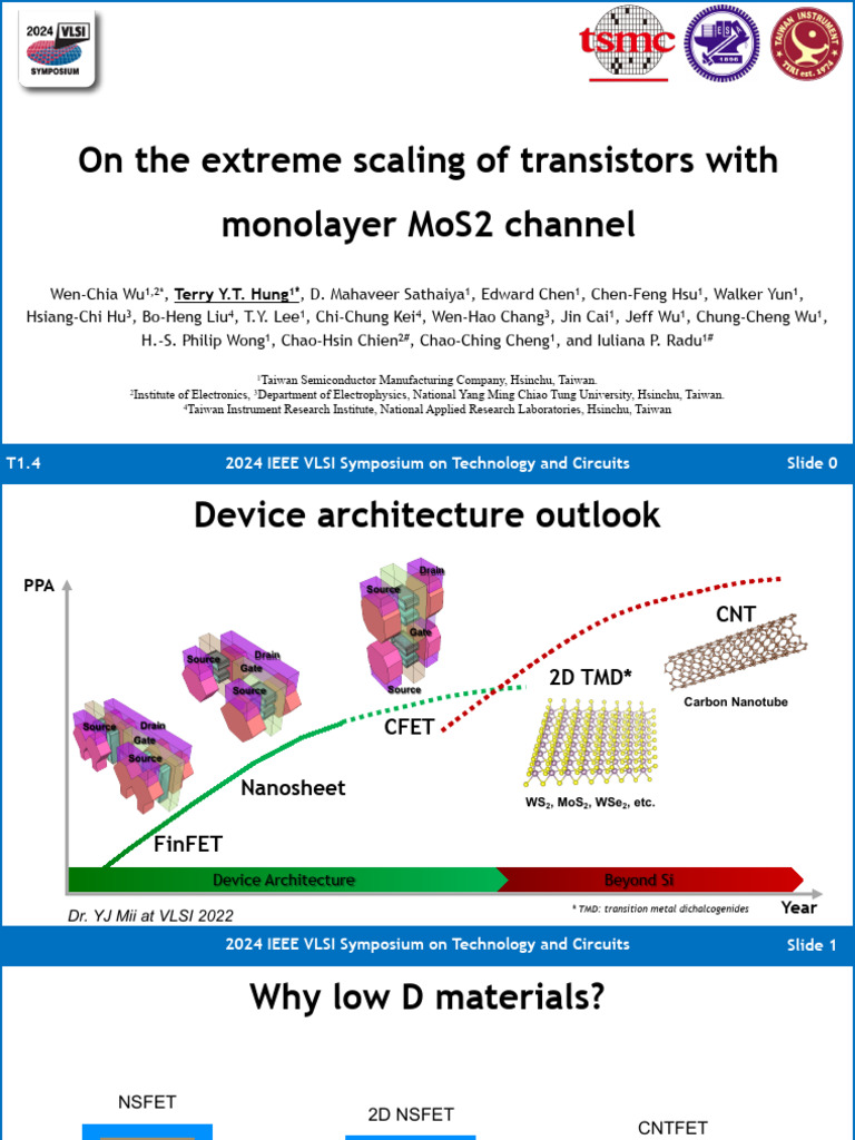 Wu Et Al. - 2024 - On The Extreme Scaling of Transistors With Monolay | PDF | Field Effect ...