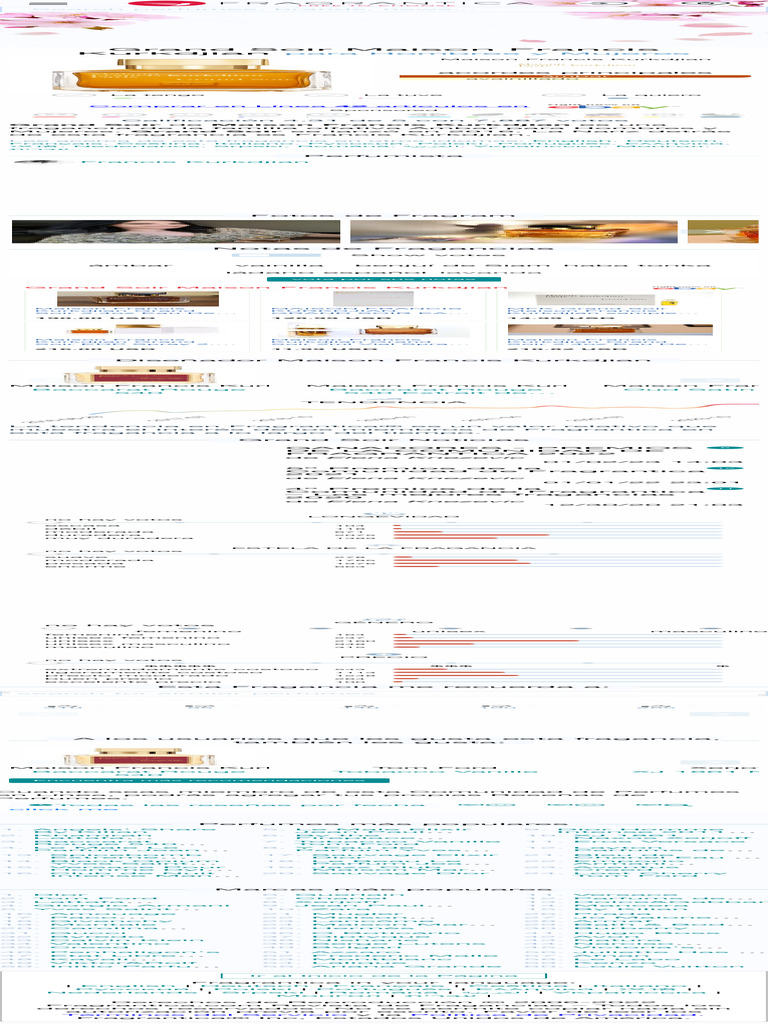 Grand Soir Maison Francis Kurkdjian Fragancia - u… | PDF | Marcas de lujo | Perfume