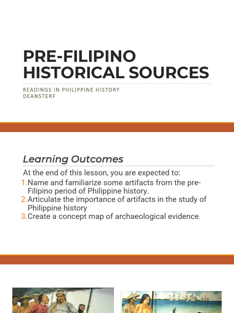 Pre-Filipino Historical Sources | PDF
