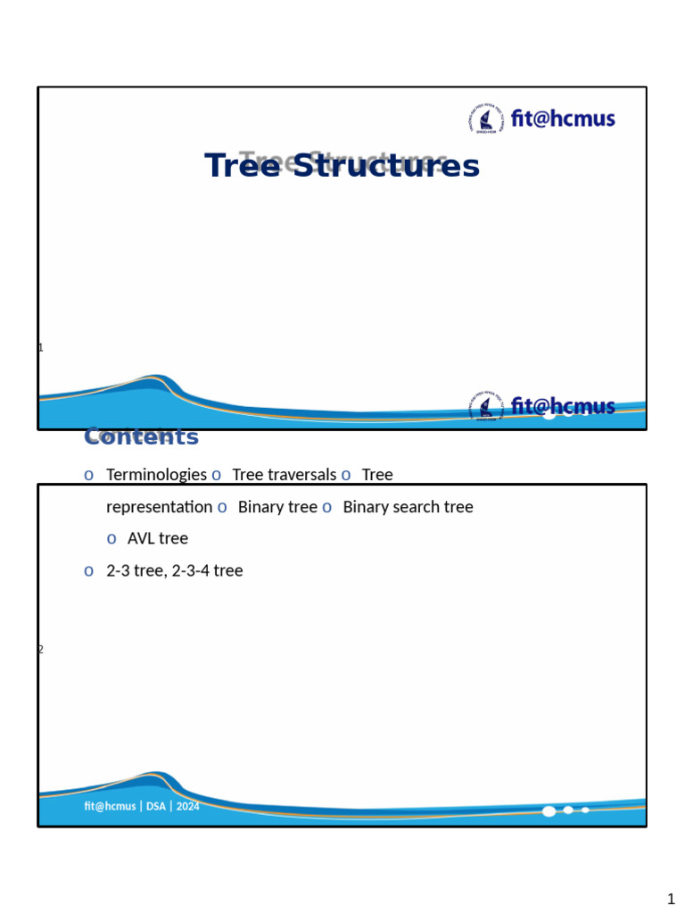 Dsa 03 Tree Structures Eng Pdf Algorithms And Data Structures