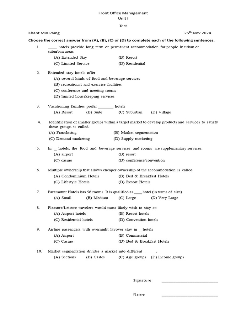 Khant Min Pahin | PDF | Hotel | Resort