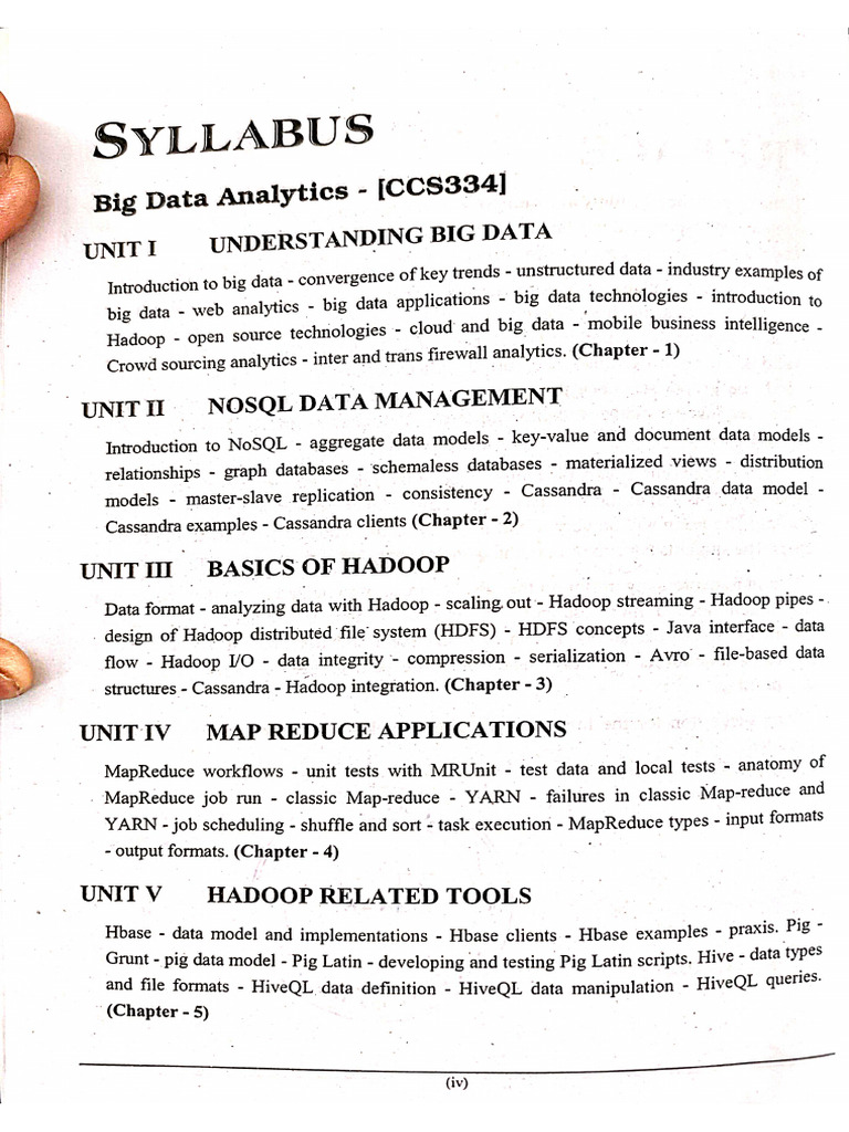 Big Data Analytics Unit-1 | PDF