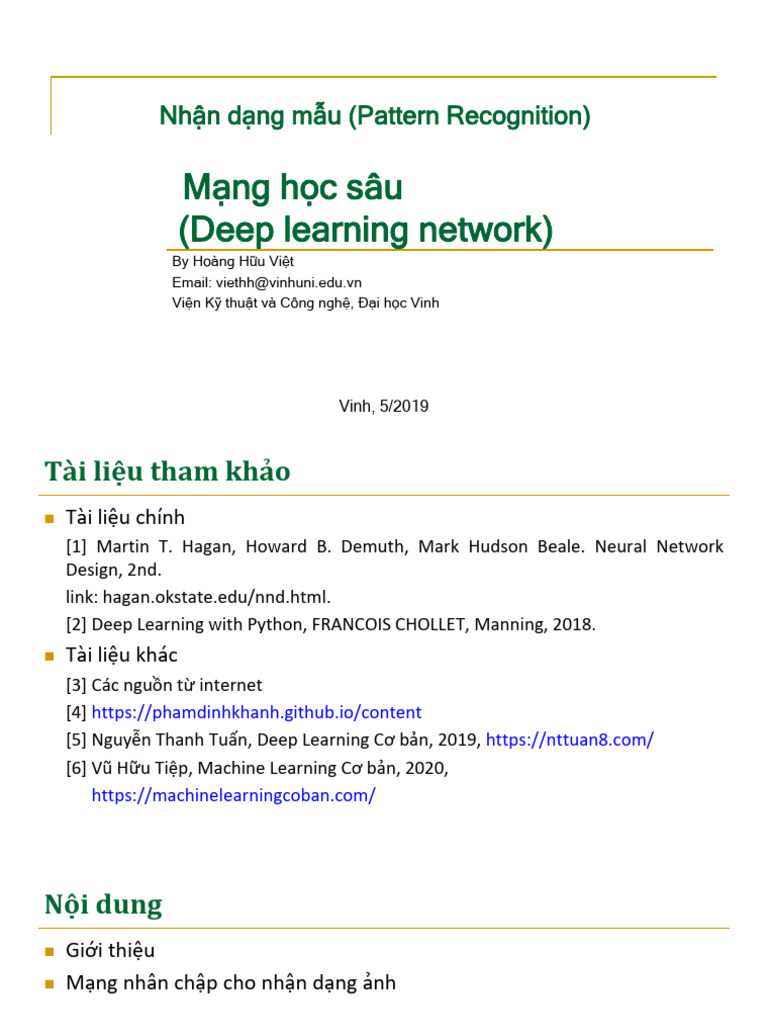 Lect. 12 - Deep-Learning | PDF