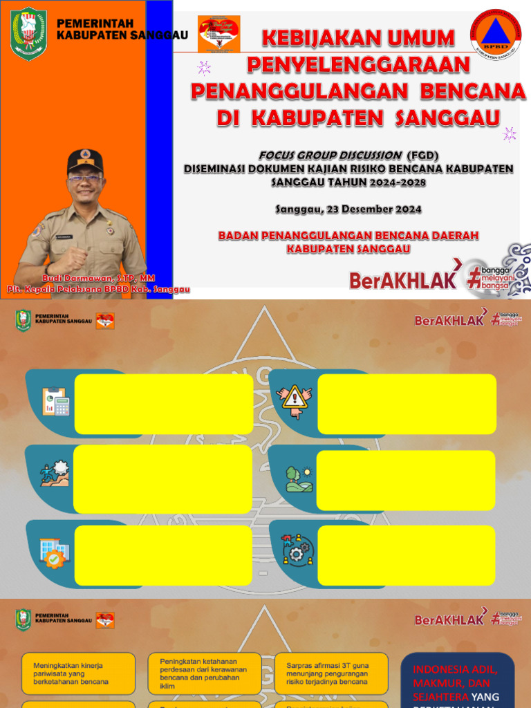 Kebijakan Umum PB Sgu - Kalak - FGD Dok KRB Sgu 2024 | PDF
