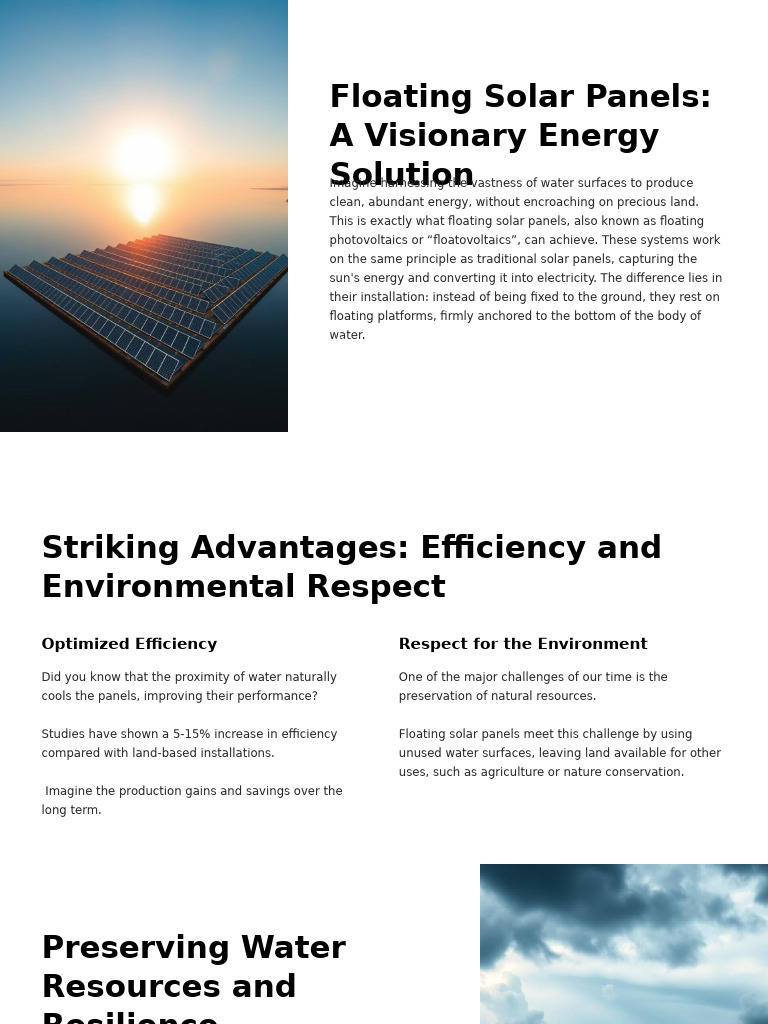 Floating Solar Panels A Visionary Energy Solution (78) Lecture Seule ...