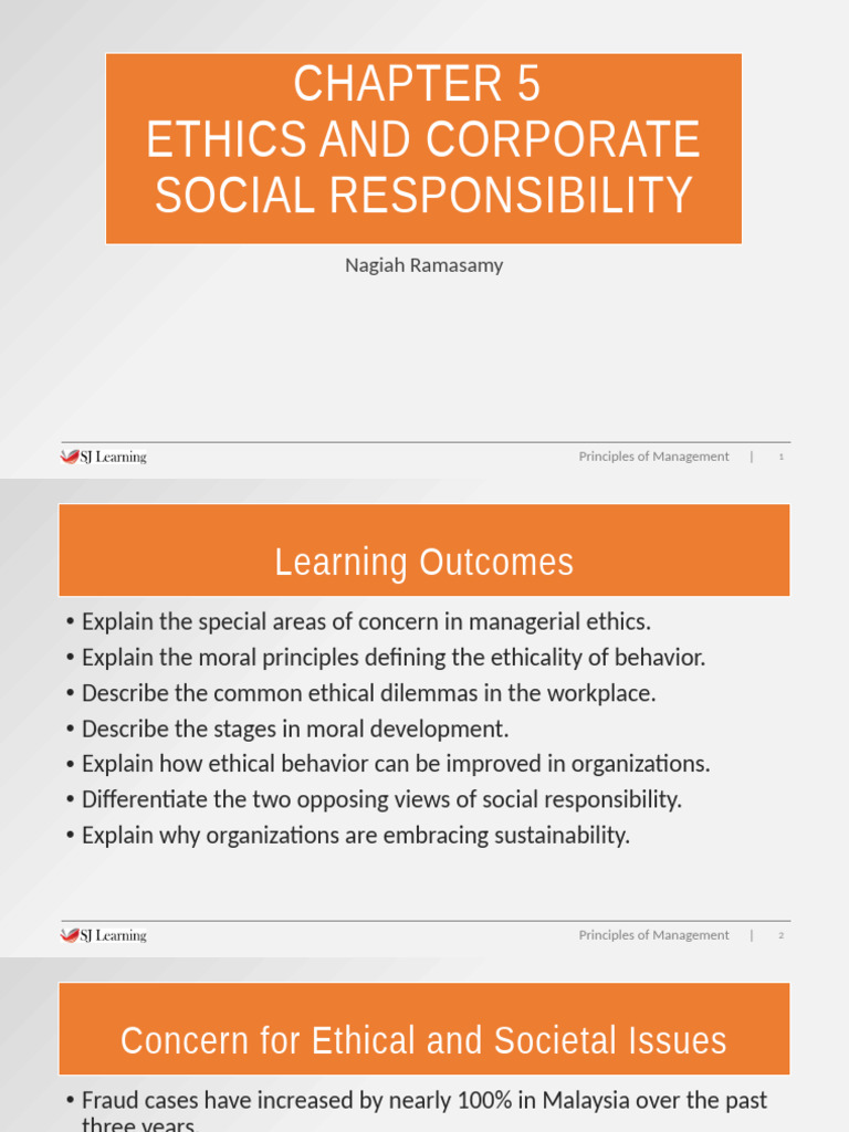 Chapter 5 Ethics CSR | PDF | Justice | Crime & Violence
