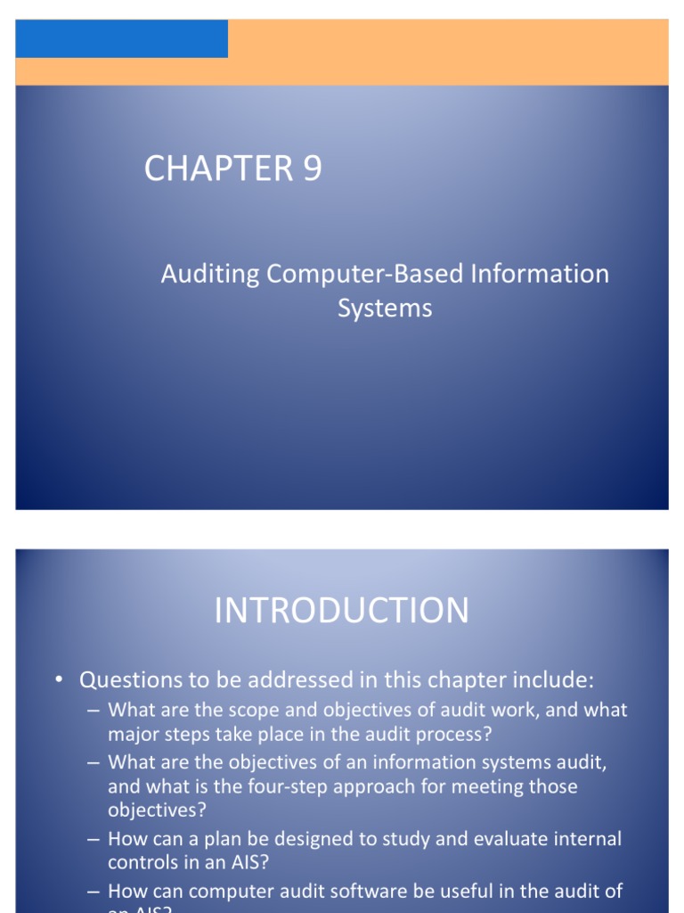 Auditing Computer-Based Information Systems | PDF | Internal Audit | Audit