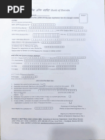 Bank of baroda Mobile Change New Form | PDF | Identity Document ...