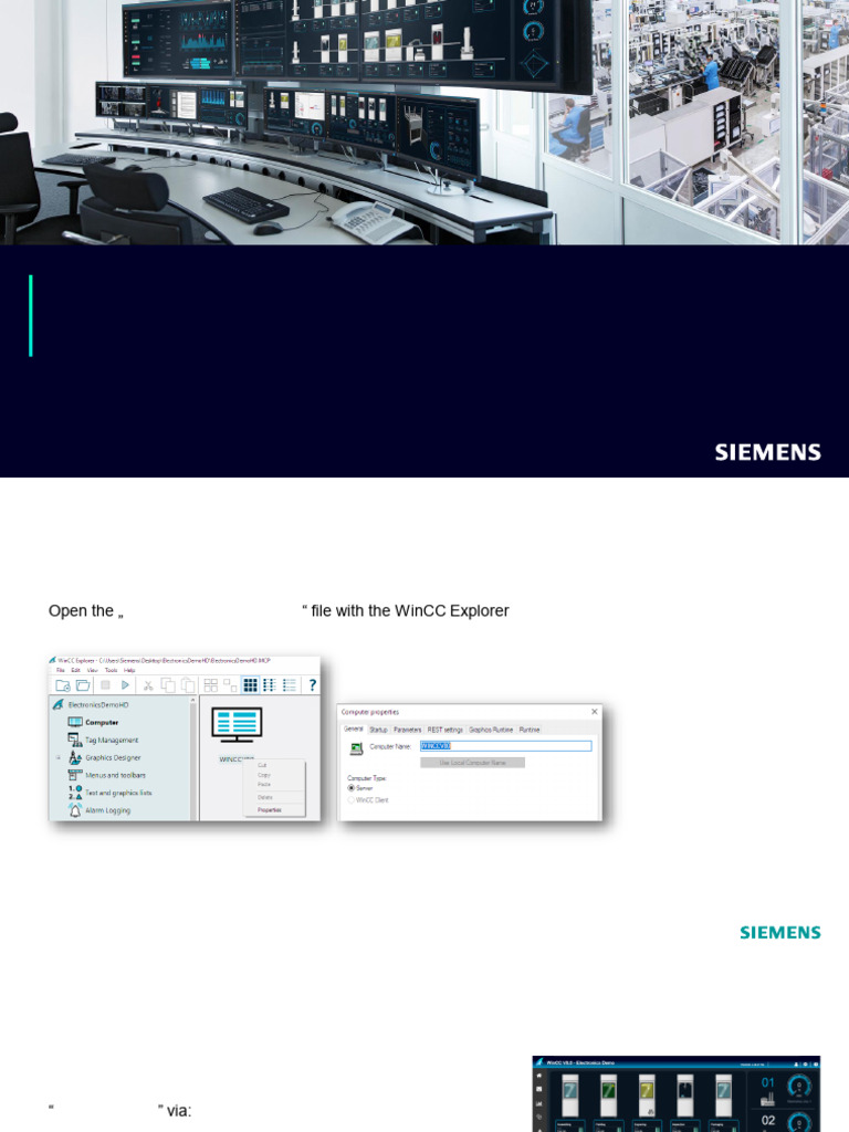 WinCC V8.0 DemoProject V1 EN | PDF | Computer Science | Software