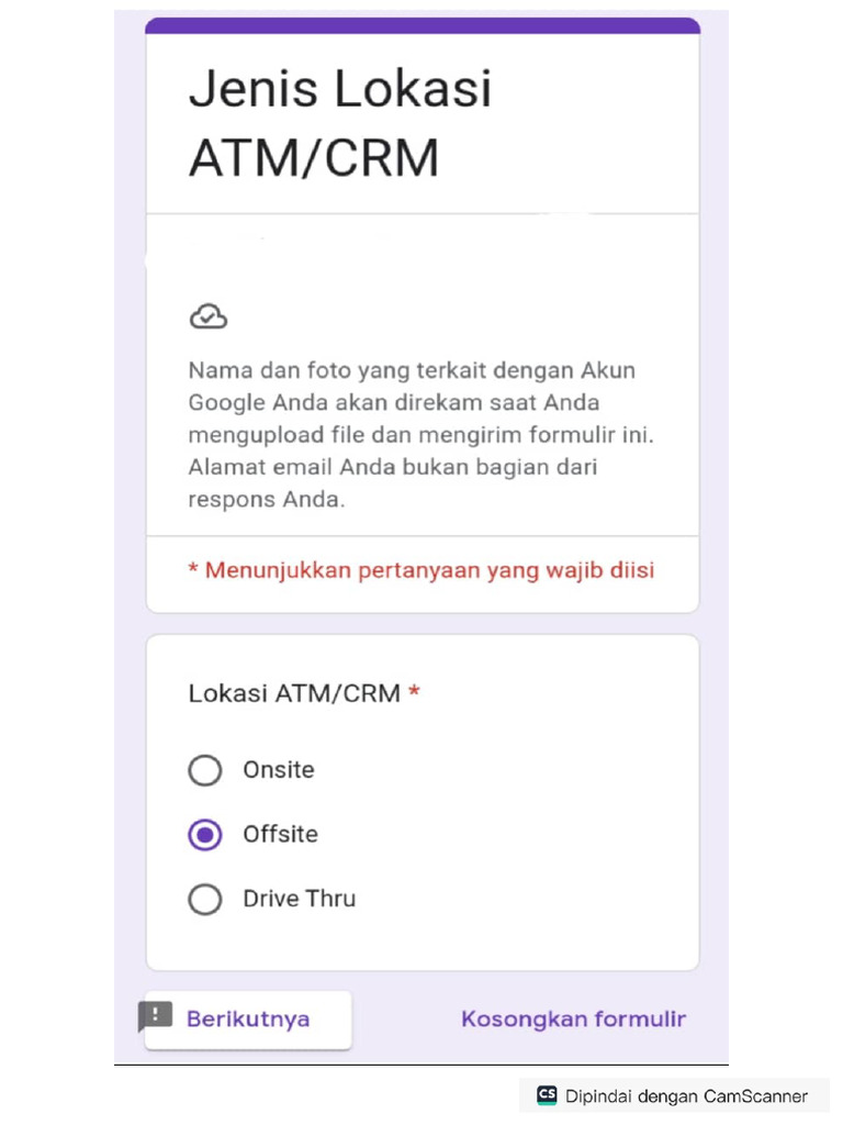 Contoh Pengisian Premisis | PDF