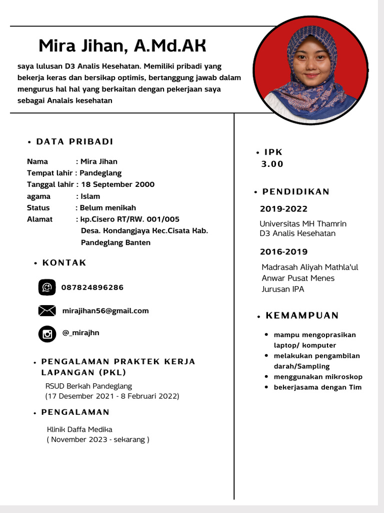 CV Dan BERKAS LAMARAN KERJA | PDF