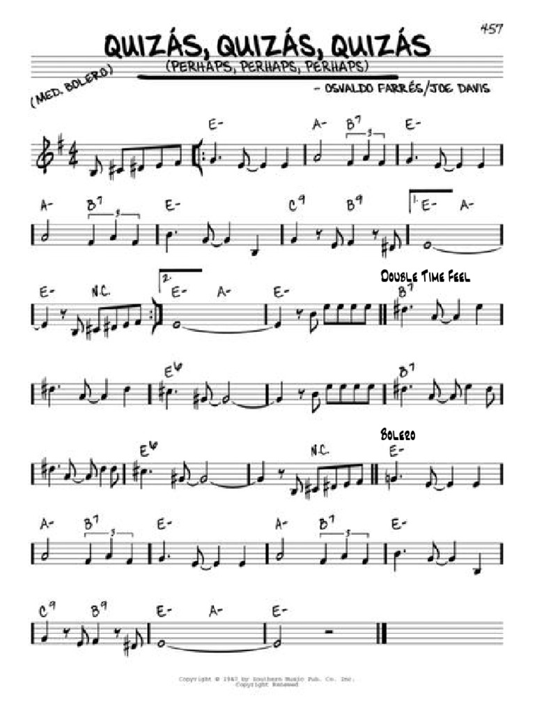 Quizas Perhaps (Em) | PDF