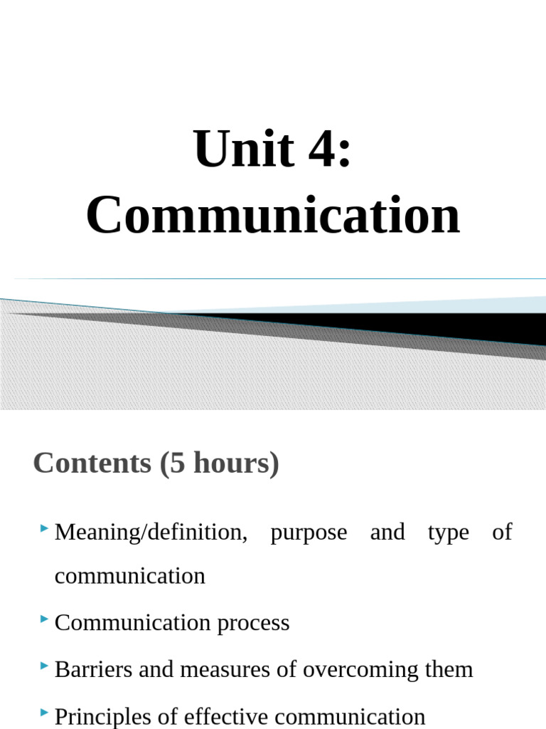 Unit 4 Communication | PDF | Communication | Interview