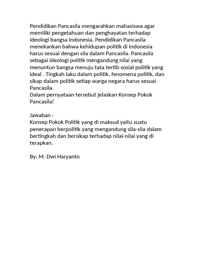 Tugas Pancasila | PDF