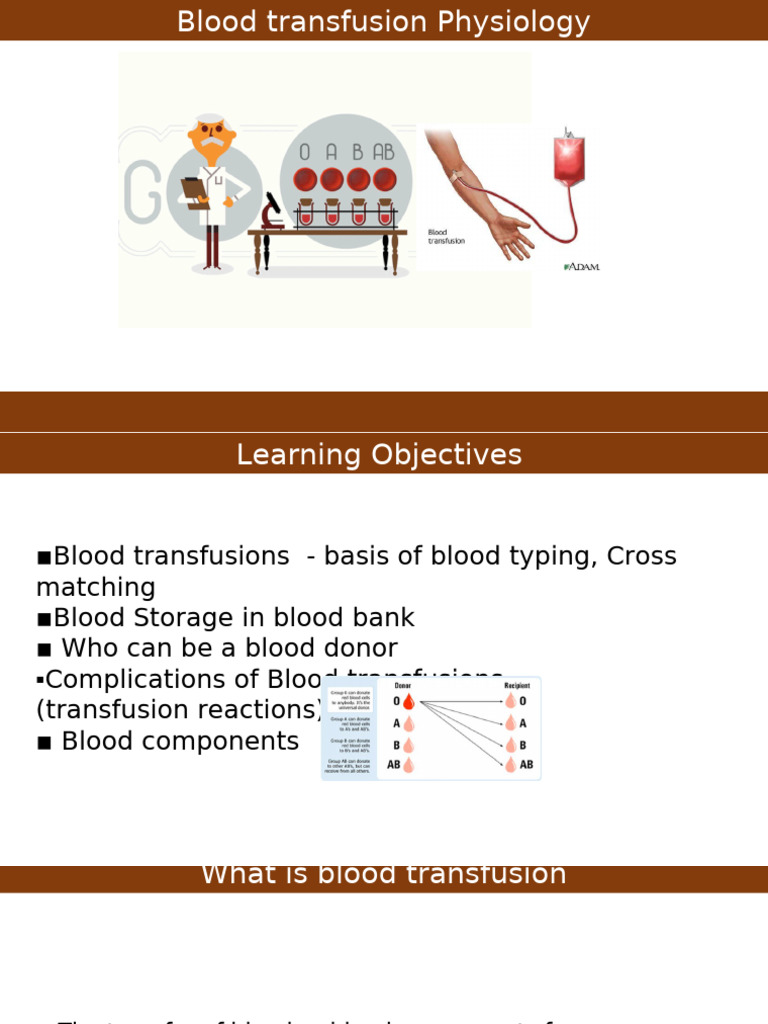 Blood Transfusion | PDF