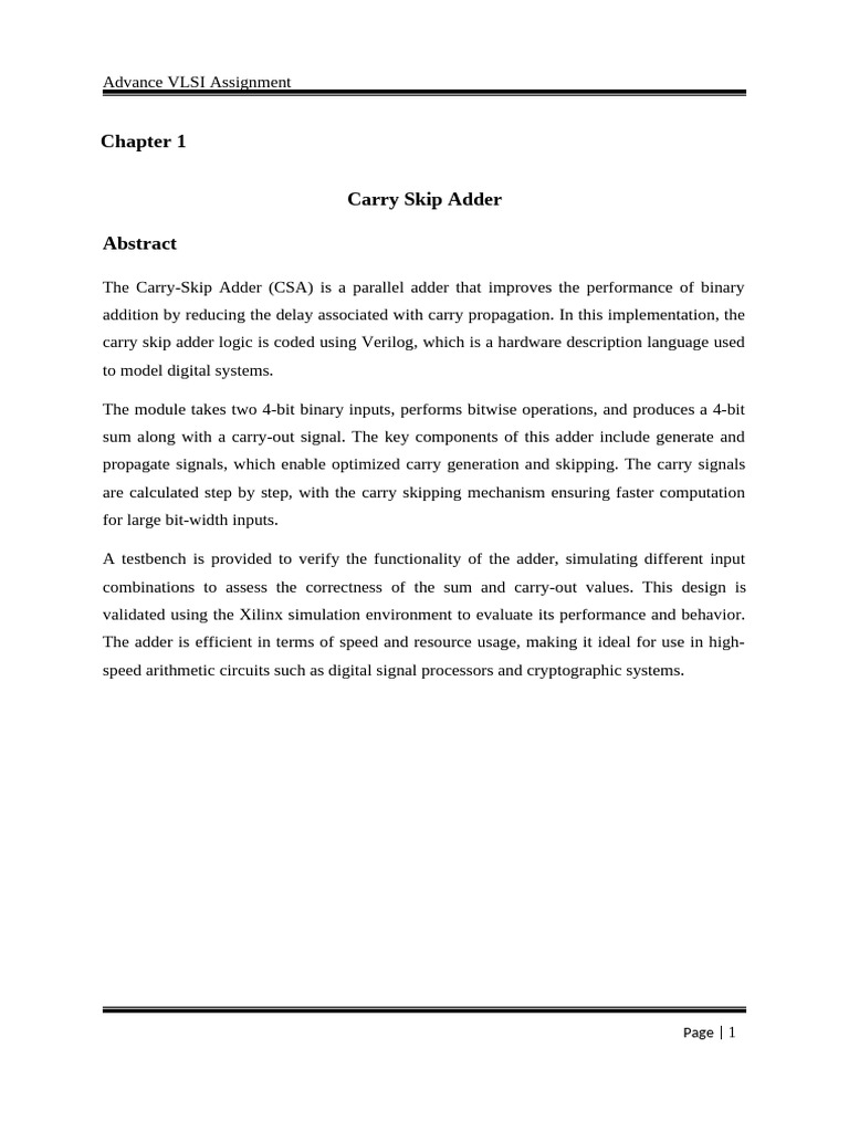 ADVLSI2 | PDF | Hardware Description Language | Field Programmable Gate Array