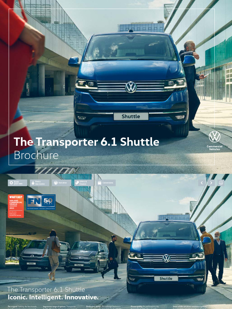 transporter_shuttle-brochure | PDF | Trunk (Car) | Headlamp