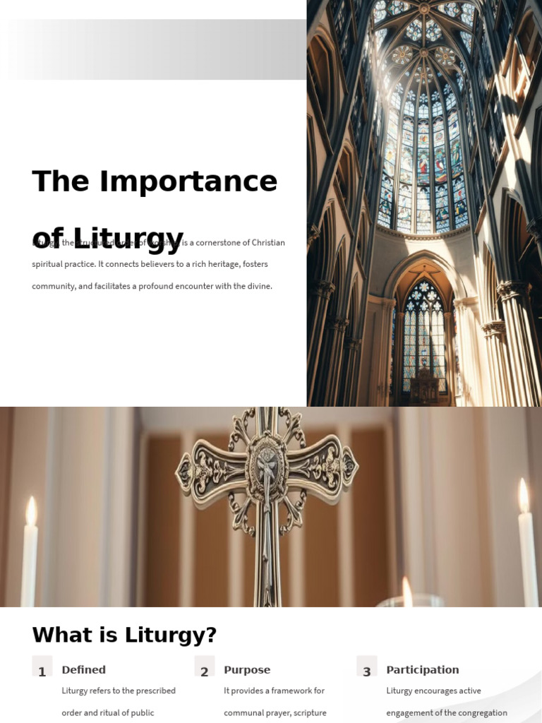 The Importance of Liturgy | PDF | Liturgy | Worship