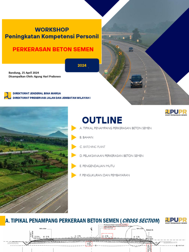 Workshop Perkerasan Rigid | PDF