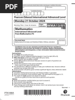 Edexcel Further Maths Formula Booklet | PDF | Equations | Line (Geometry)