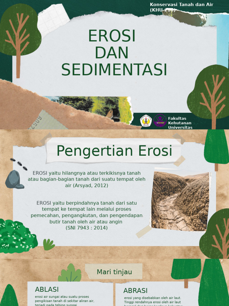 Erosi Dan Sedimentasi | PDF