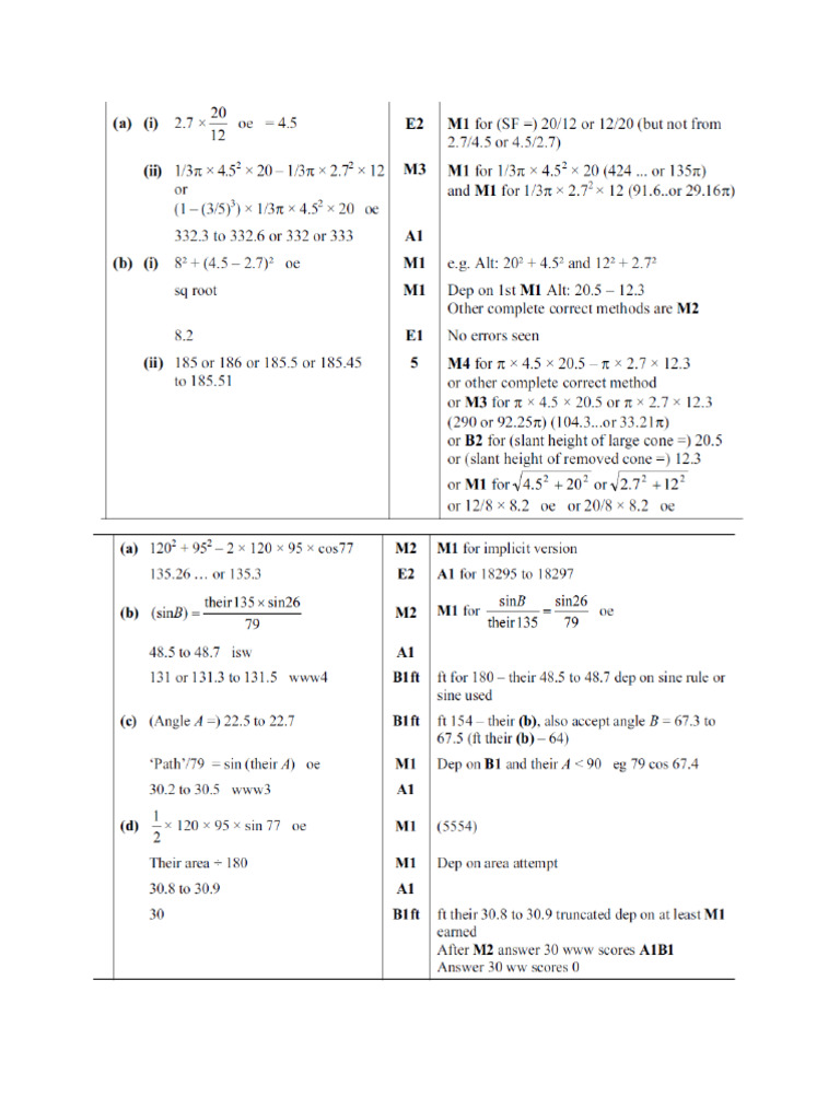 Revision Worksheet 5ms | PDF