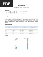2.7.6 Packet Tracer - Implement Basic Connectivity | PDF | Command Line Interface | Ip Address