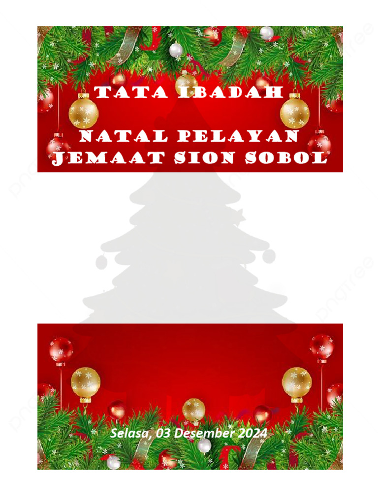 Natal Pelayan JSS 24 | PDF