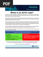 ACHI | PDF | Anesthesia | Health Care