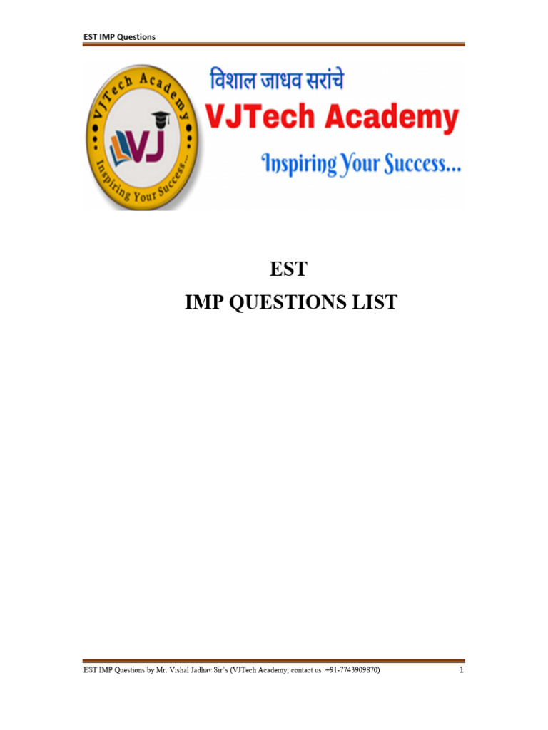 UNIT-II EST MCQs by VJTECH | PDF | Renewable Energy | Fuels