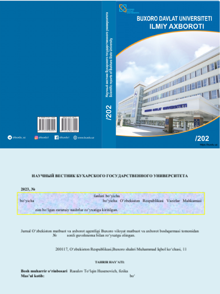 Rasulov+H M+OAK+Jurnal+3 | PDF