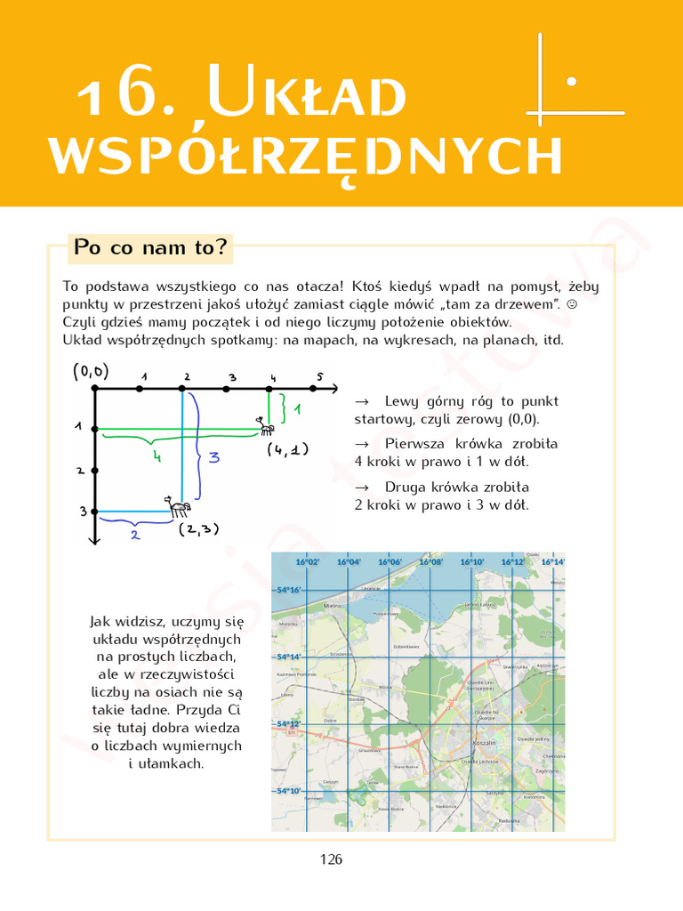 Uklad - Wspolrzednych TEORIA POWTORZENIE | PDF