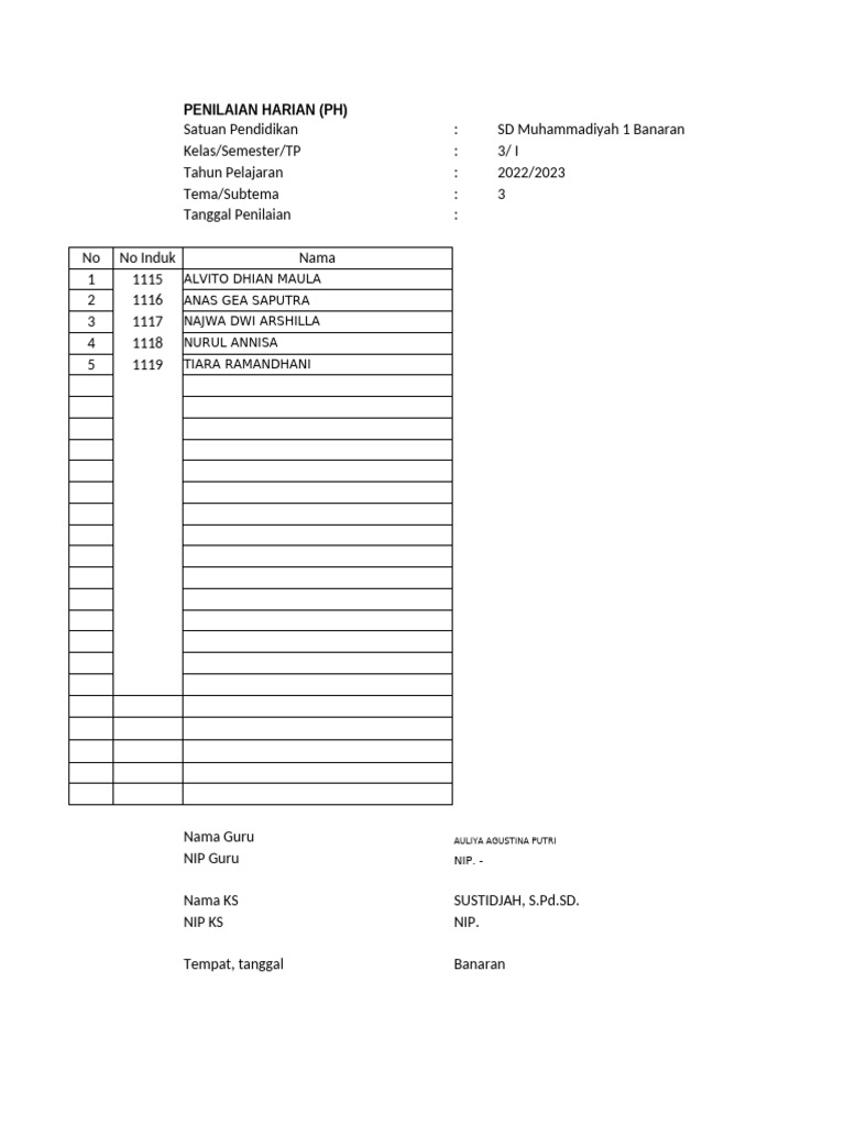 AHEB Kelas III Tema 3 | PDF
