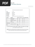 CBSE Class 10 Marksheet Sample 2024 | PDF