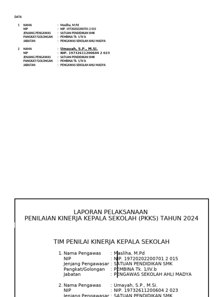 INSTRUMEN PKKS-2024, SMK Roudatul Fikrah | PDF