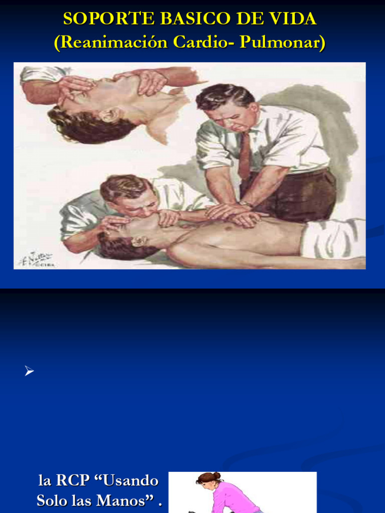 2.1 REANIMACIÓN CARDIO PULMONAR RCP | PDF | Reanimación cardiopulmonar | Enfermedades y ...