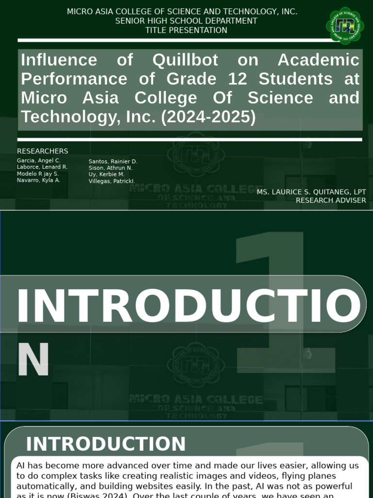 Title Presentation Finalll Naaaaaa | PDF | Methodology | Artificial ...