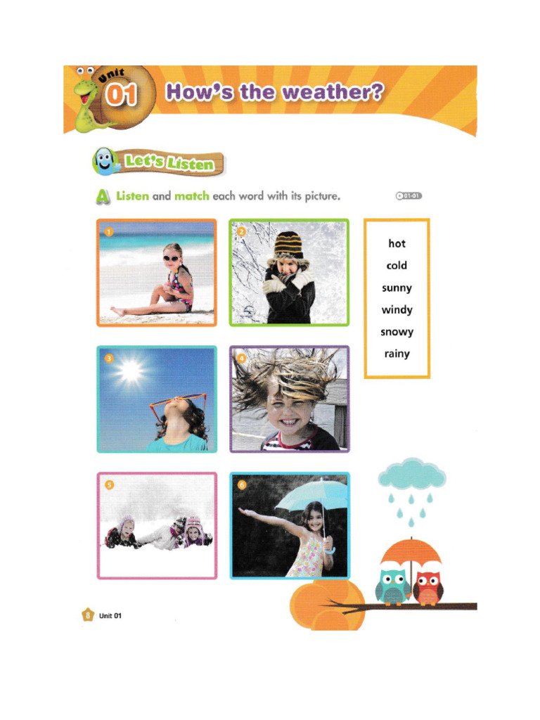 Unit 1 - How's The Weather | PDF