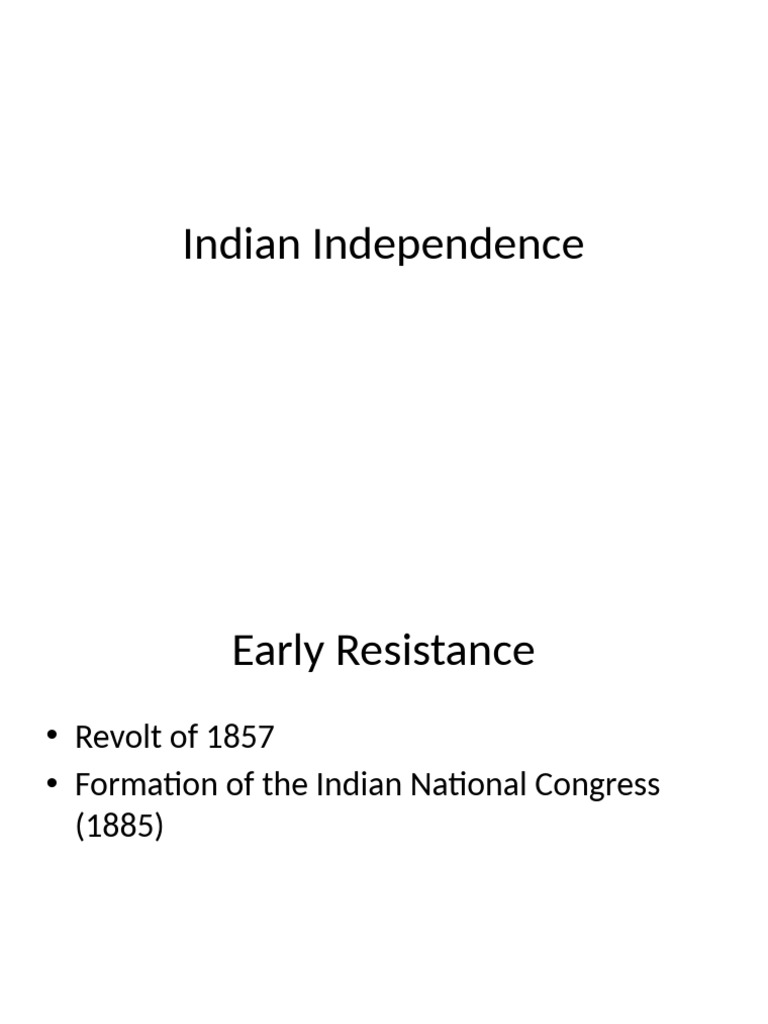 Indian Independence | PDF