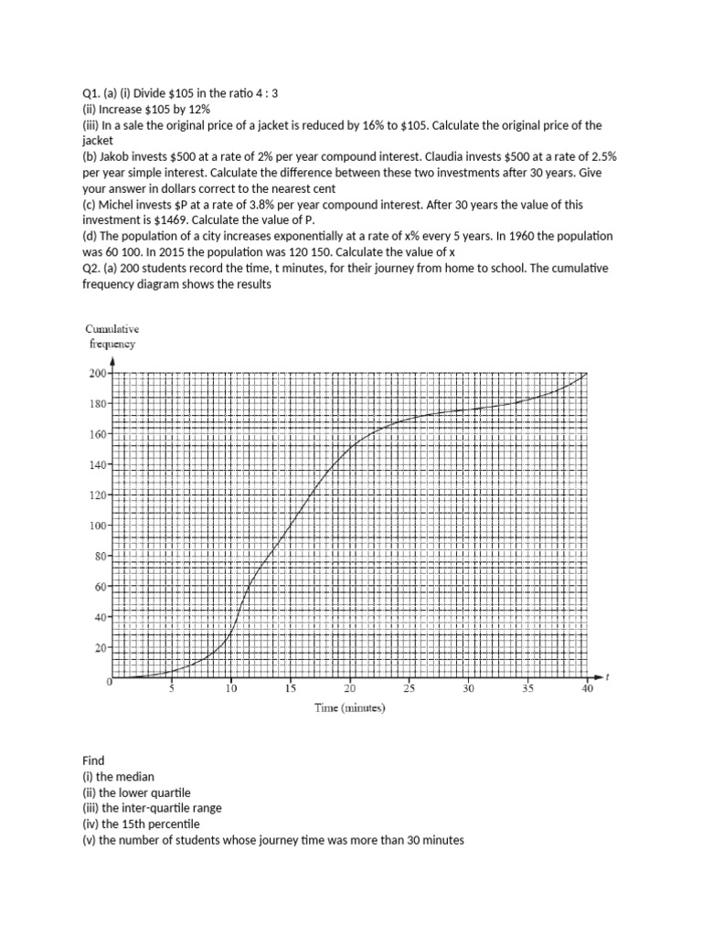 test number and statistics | PDF