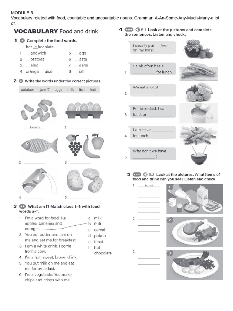 MODULE 5 Ingles 5to Grado | PDF