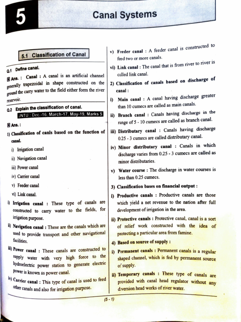 Hwre 5th Unit Spectrum | PDF | Drainage Basin | Irrigation