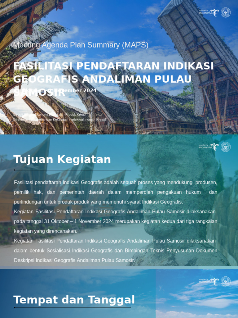 MAPS IG Andaliman Pulau Samosir 31 Oktober - 1 November 2024 | PDF